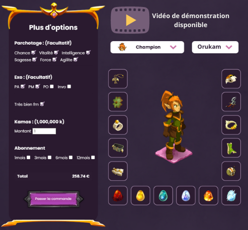 Cra 200 Multi Do Crit PvP PvM - Équipement Dofus Haut Niveau - iGV