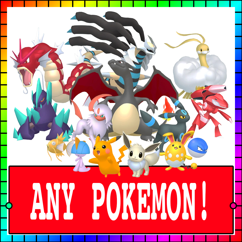 Shiny or legendary or shiny legendary pokemon trading service / trade ...