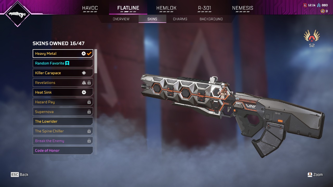 314 lvl+66 legendary+Heirloom:Wraith+Season 4 Flatline(Heat sink,Heavy ...