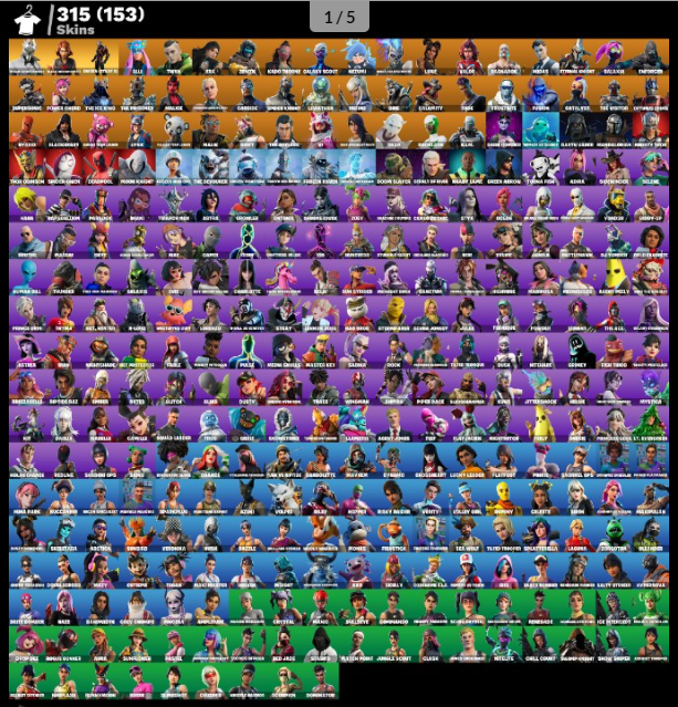 319 skins | Rogue Spider Knight | Merry Mint Axe | Black Widow Outfit ...