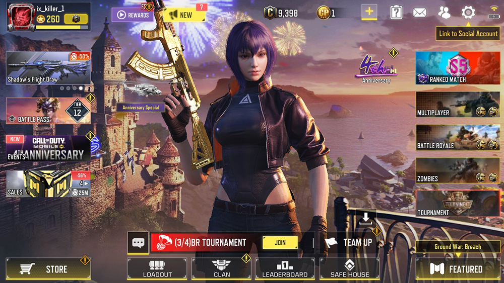 Call Of Duty Mobile lvl 260 With Grinch Lionheart and 98 Epic Guns - iGV