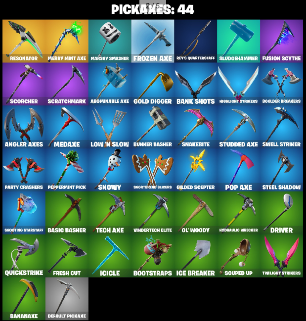 24 Skins /Eon/Merry Mint Axe - iGV