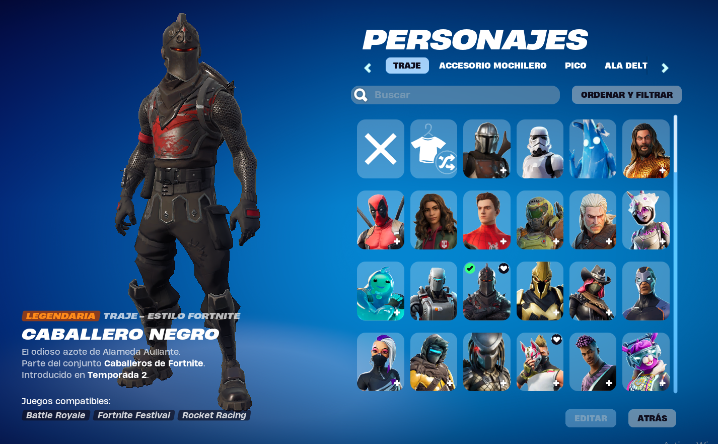 Full Access OG Fortnite Account | Black Knight, John Wick, Full Omega ...