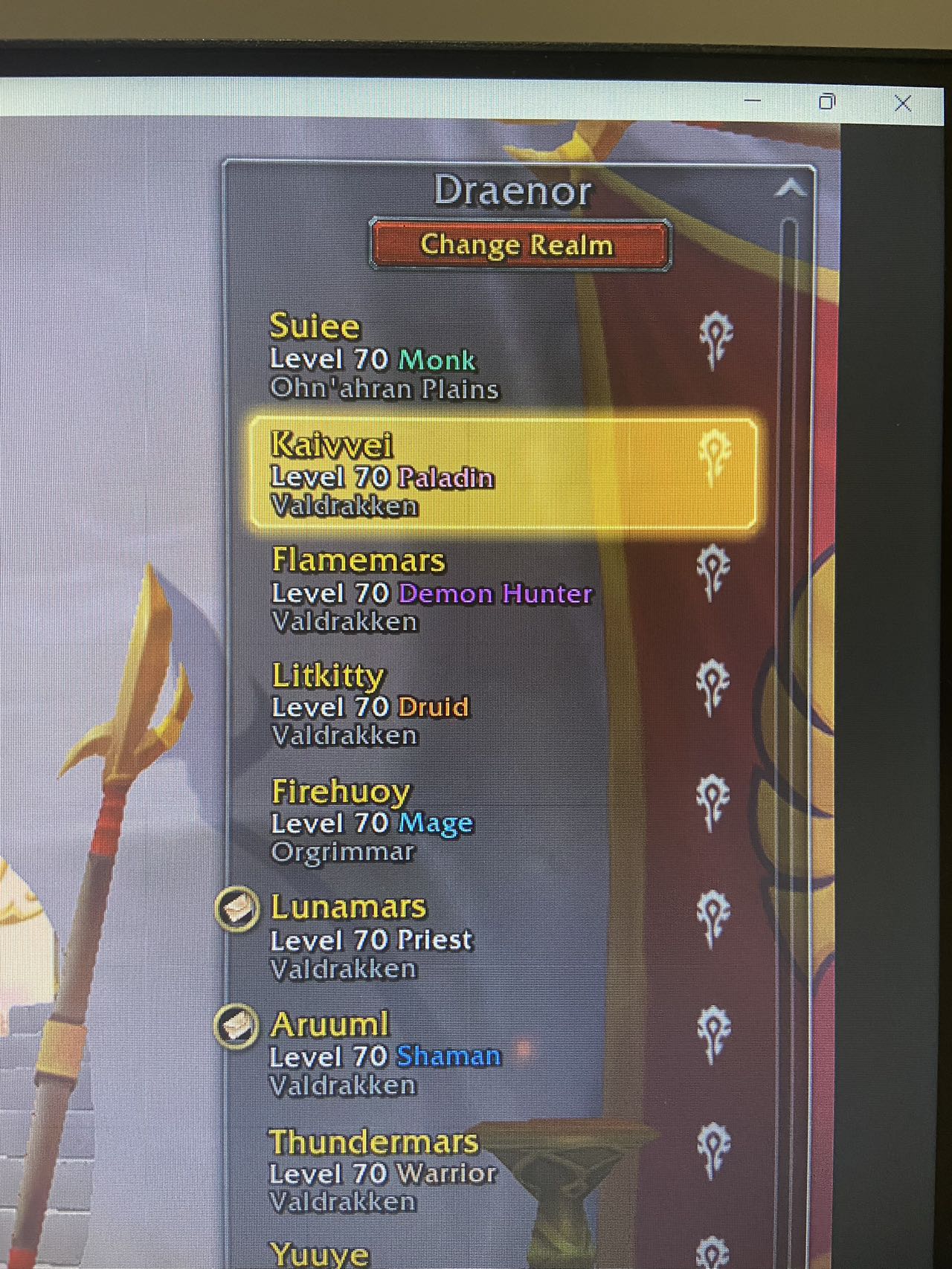 WoW EU Horde Account has eight characters (70 level) in Draenor - iGV