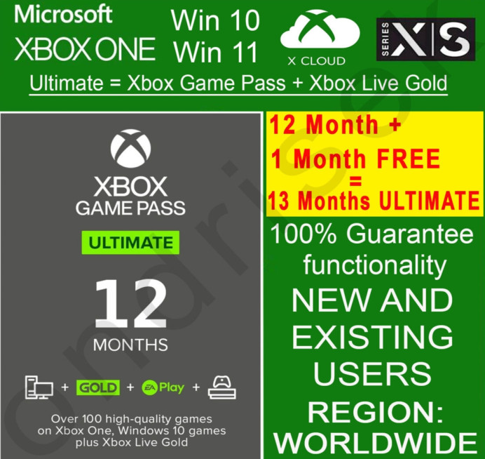 12 Months | Xbox Game Pass Ultimate - iGV