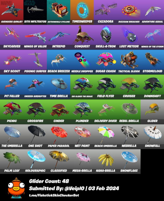 NFA/OMEGA/RARE ACC/TRYHARD ACC/REDLINE/DRIFT/ZOEY/TEKNIQUE/SUN STRIDER ...