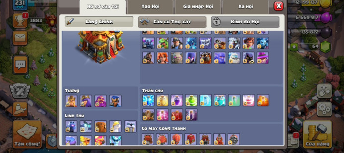 VIP 338-FULL MAXED HERO TH16-9 PETS-33 SKINS HERO+8 SCENERY-NICE TROOP+WALL-GOOD DEFENSE TH16 - iGV