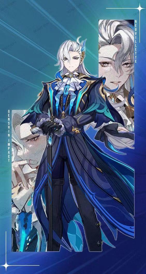 EU/Neuvillette+random five-star character/Genshin Impact account/2 five ...