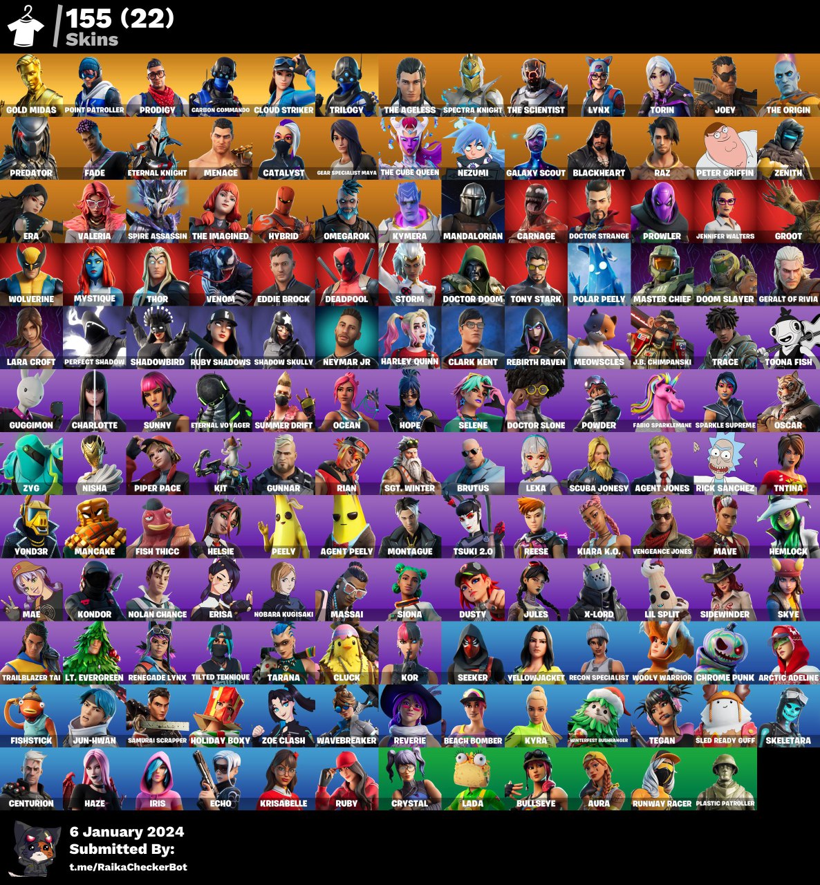 [PC/XBOX] 155 skins | Master Chief | Gold Midas | Point Patroller ...