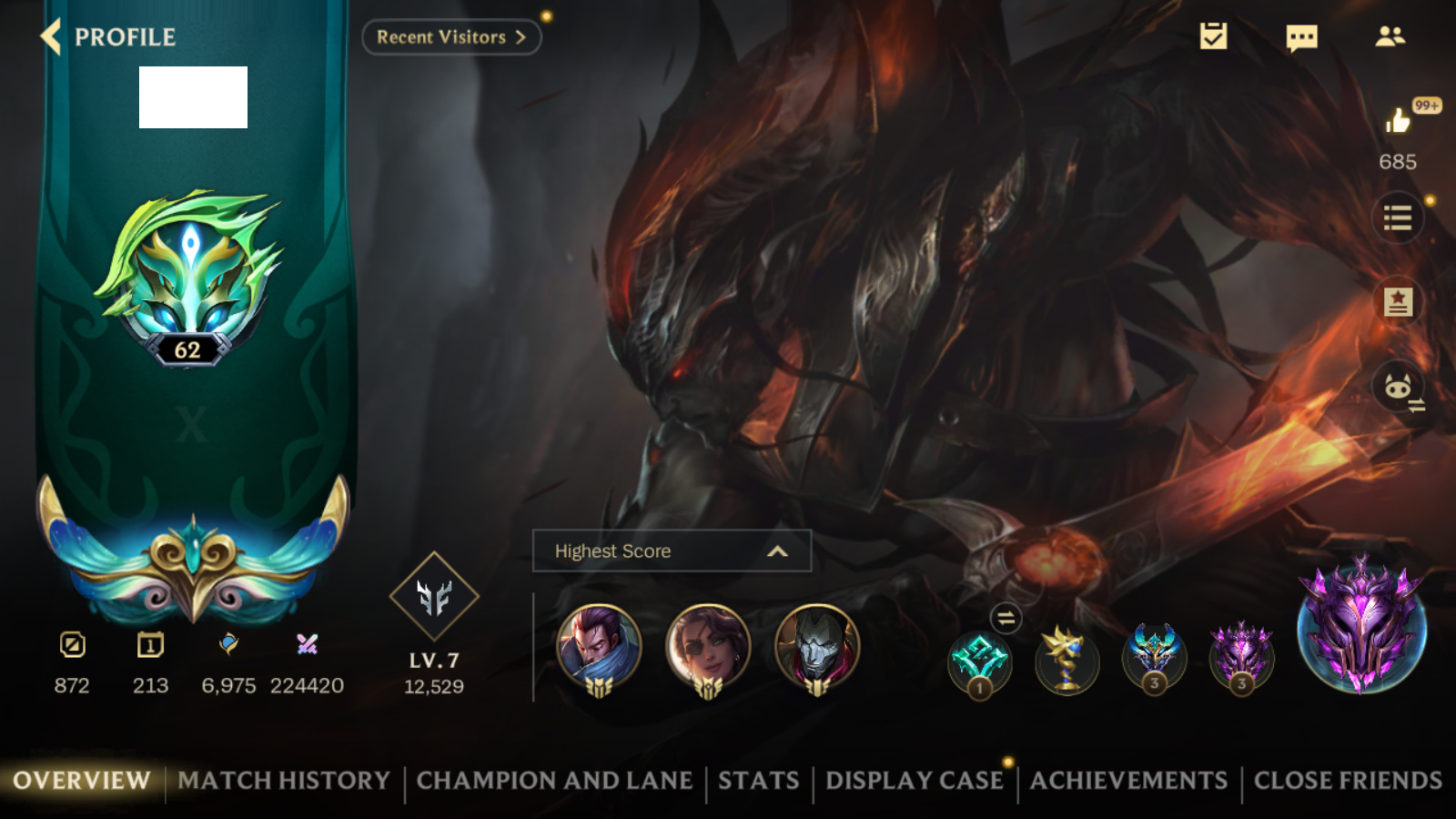 Season 12 MASTER / 1 MYTHIC / 2 LEGENDARY 18 EPIC 32 SKIN / - iGV