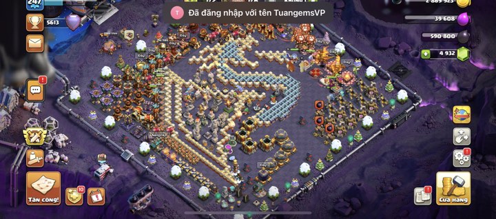 VIP ACCOUNT, RARE, MAXED TH16, FULL SKINS, FULL SCENERY, WITH GLOVES+ICE ARROWS, MAX HEROS, BK95 ...