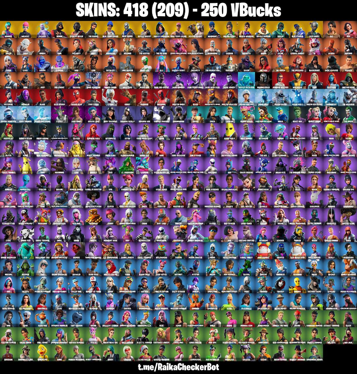 418 SKIN + FULL ACCESS OUTLOOK + WONDER + WILDCAT + IKONIK + GALAXY ...