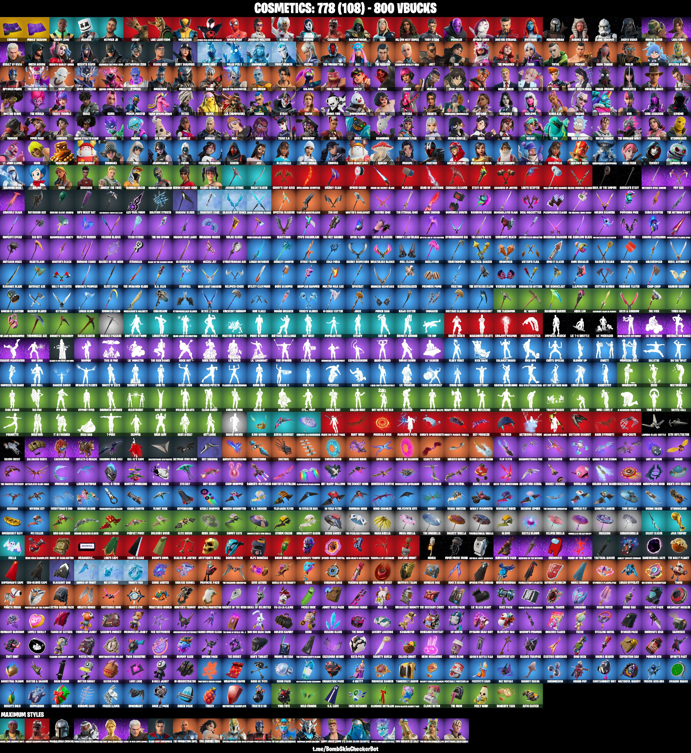 [PC/PSN/XBOX/NINTENDO] 175 Skins | Spiderman , Galaxia , Spider Gwen ...