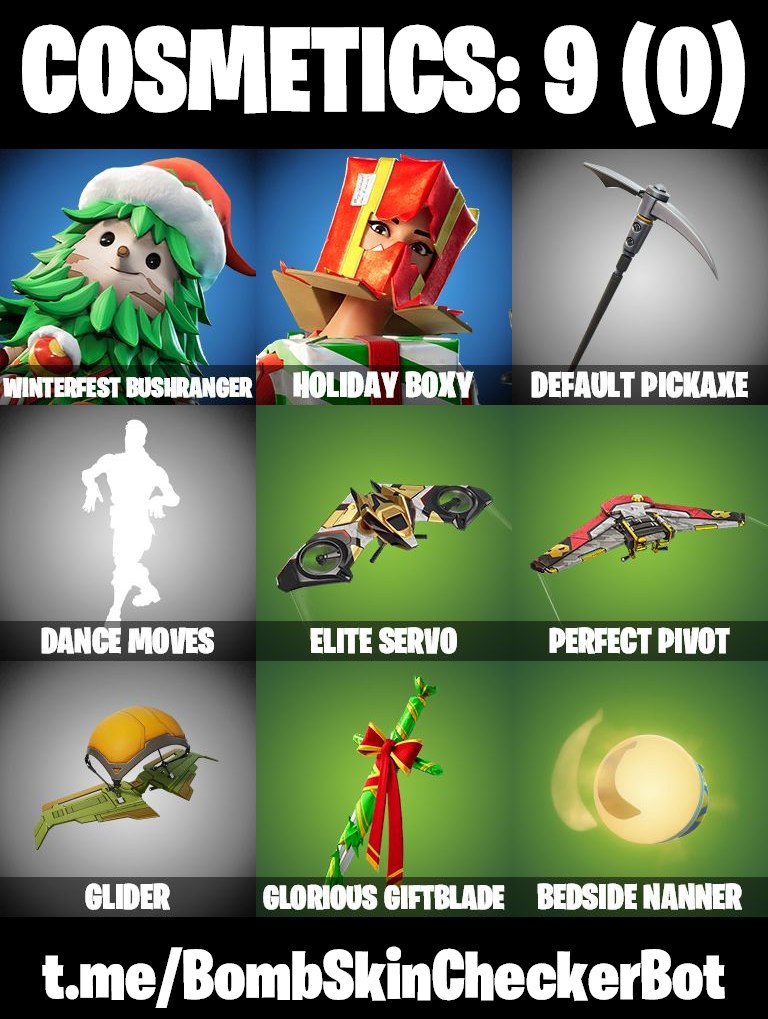 [PC/PSN/XBOX/NINTENDO] 2 Skins | Holiday Boxy , Winterfest Bushranger ...