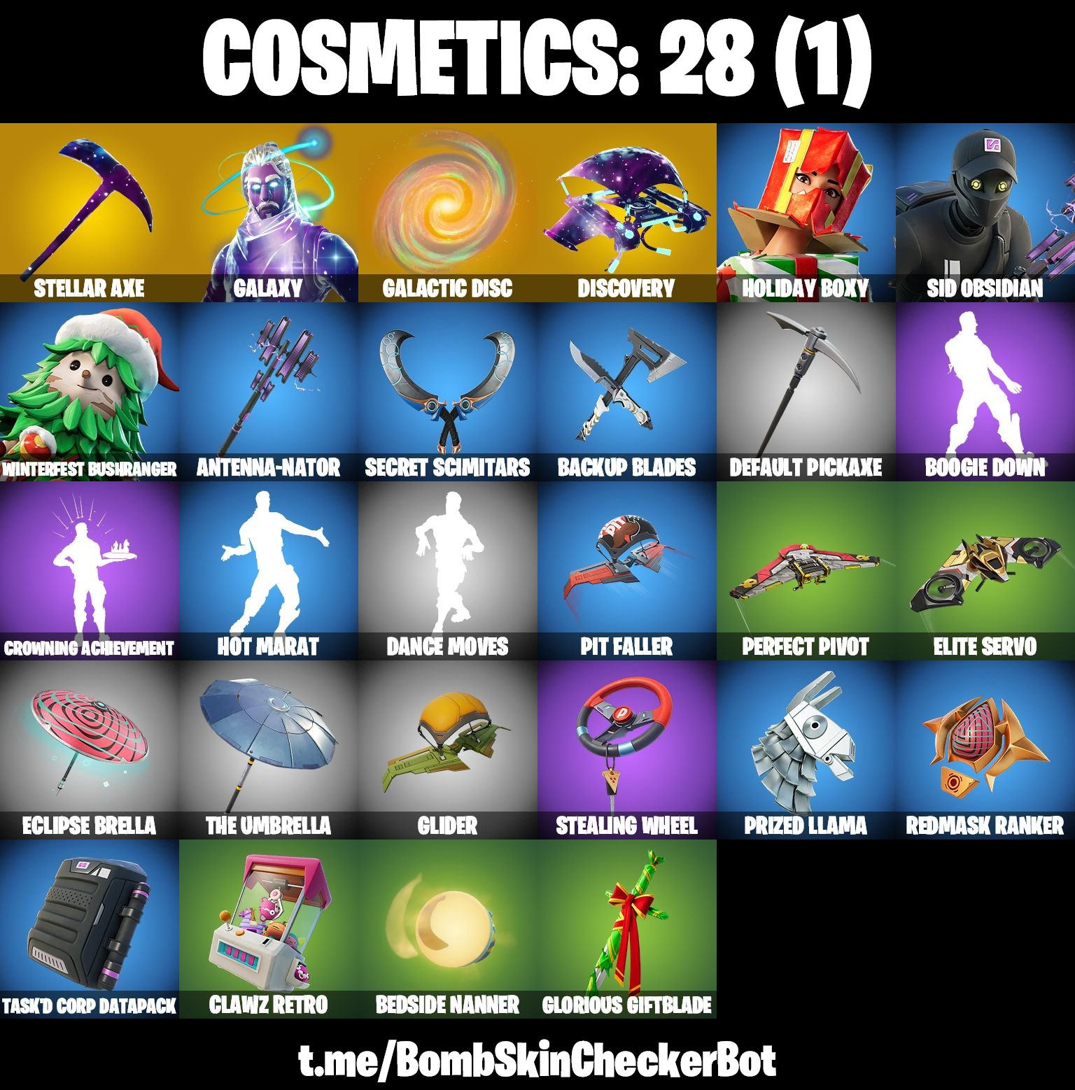 [PC/PSN/XBOX/NINTENDO] 4 Skins | Galaxy , Holiday Boxy , Winterfest ...