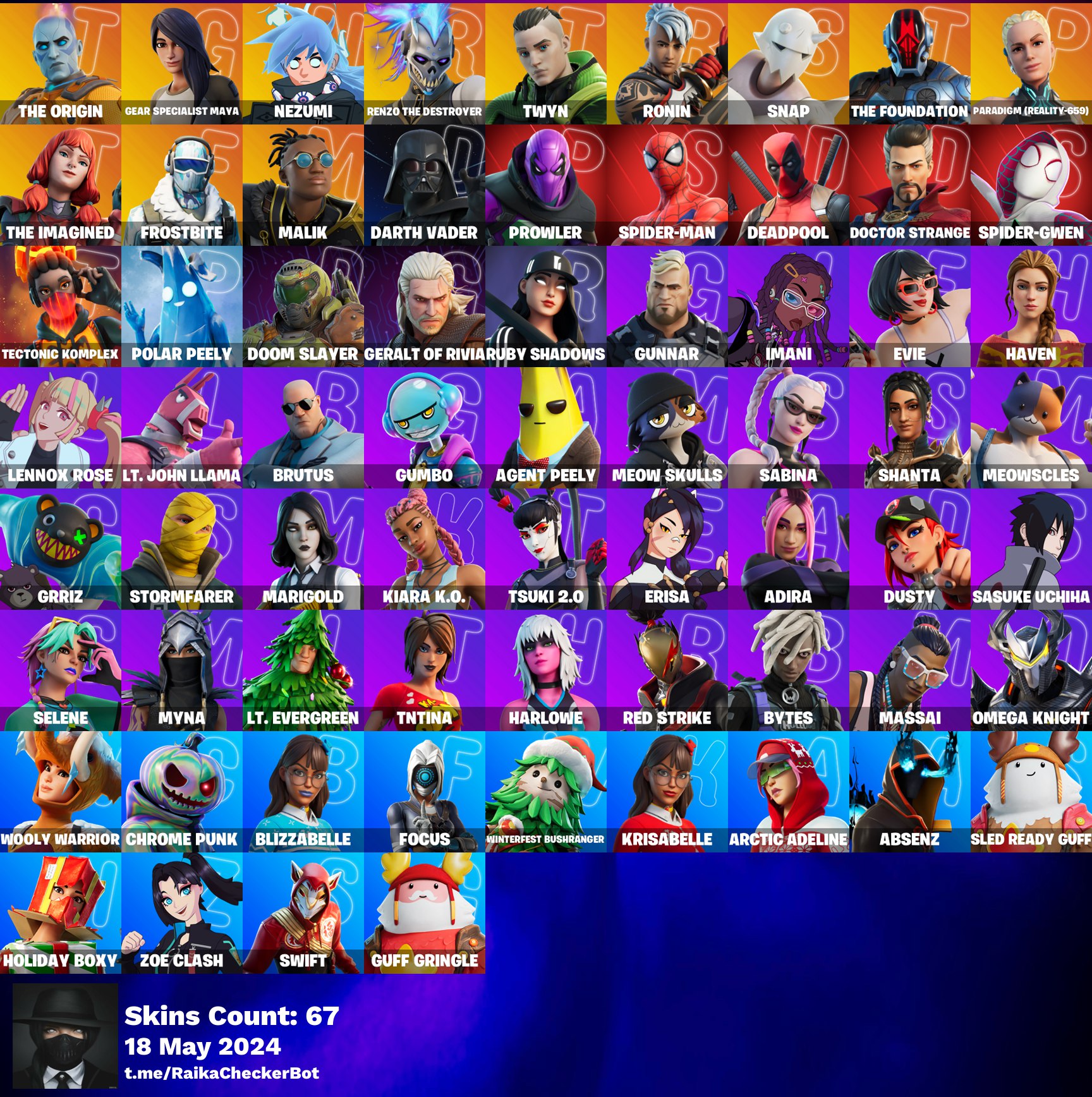 [PC/PSN/XBOX] 67 skins|frostbite|mail acess| - iGV