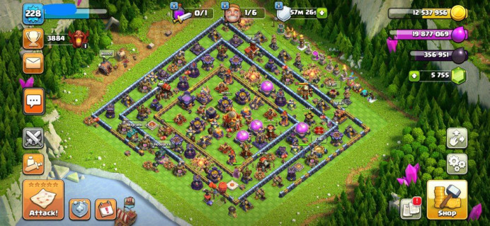 LIFE TIME WARRANTY LVL228 MAX TH16 100% POSITIVE FEEDBACK LAST ATTACK DAYS AGO Android AND IOS - iGV