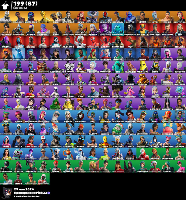 FA - Travis Scott / Astro Jack / Red Knight / Fusion / Raz / Harley ...