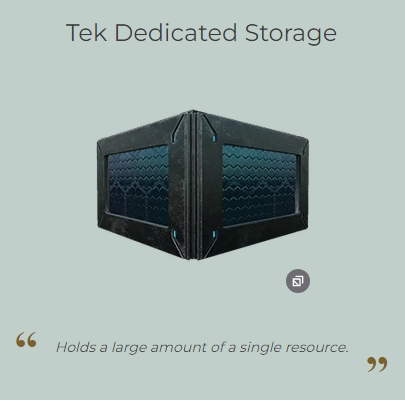 Official PVE Tek Dedicated Storage x100 - iGV