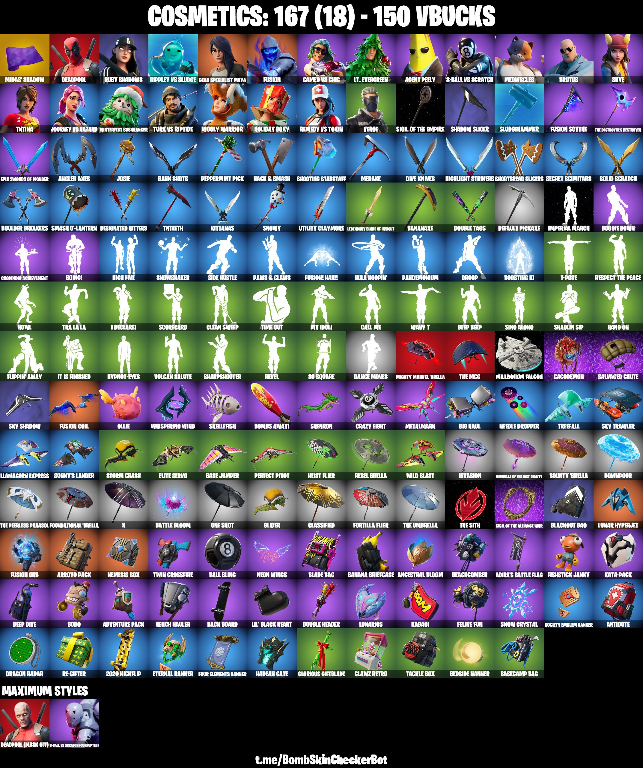 [PC/PSN/XBOX/NINTENDO] 20 Skins | Fusion , Holiday Boxy , Winterfest ...