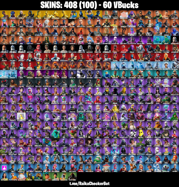 [PC/XBOX] 408 skins | Travis Scott | Astro Jack | Merry Mint Axe | Gold ...