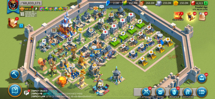 ROK1691: All Devices - 60M Vip 15 - Max 5 Commanders - 7 Passpots - iGV