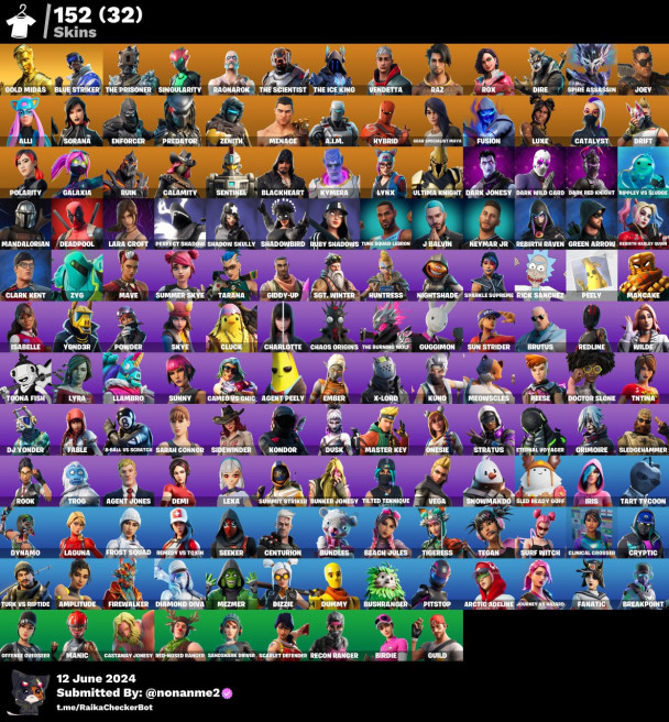 Leviathan Axe, Reaper, Blue Striker, Galaxia, Midas, Kuno Chaos Origins ...