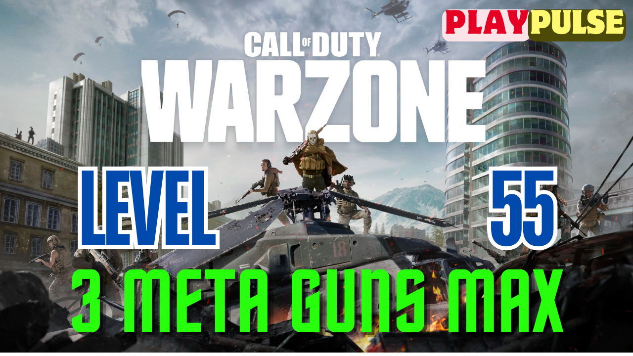 COD WARZONE 3.0 RFR | RANK READY | 3 Meta Guns Maxed | Level 55 - iGV