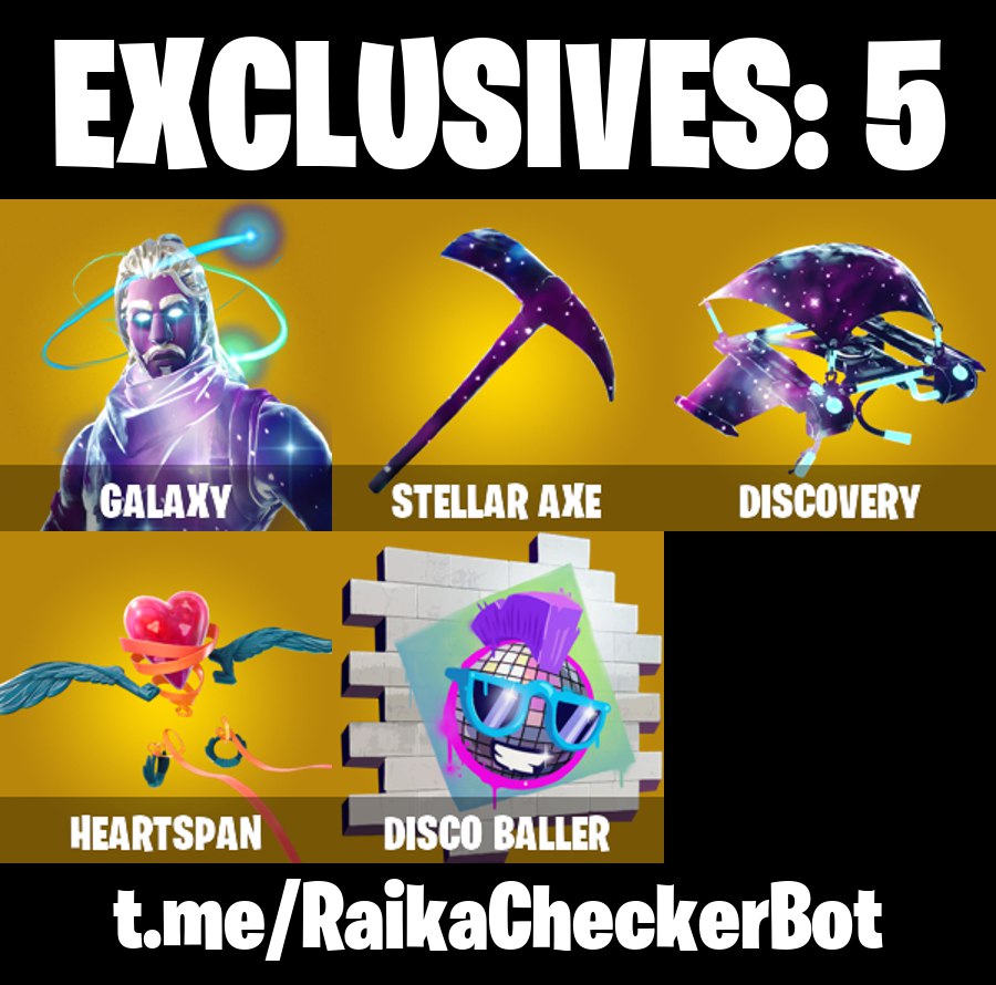 [PC/PSN/XBOX] 24 skins | Galaxy | Stellar Axe | Discovery | Spectra ...