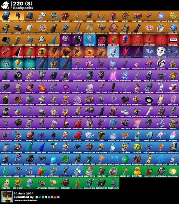 FA [PC] 204 skins | Gold Midas , Gold Meowscles , Gold Brutus , Recon ...