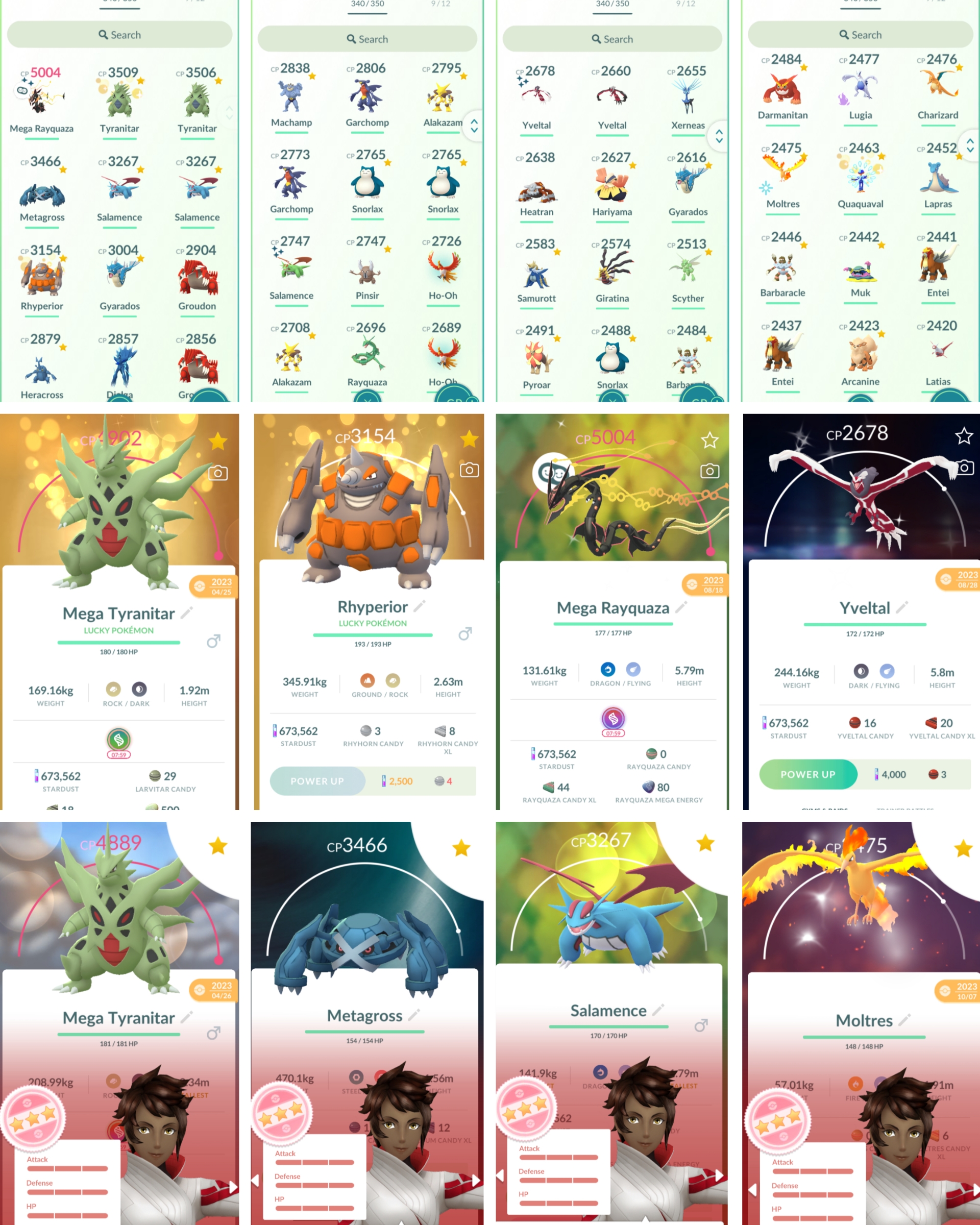 1789~Shiny MEGA RAYQUAZA 5K~80 Legendary~81 Shiny~80 IV100~12 Lucky ...