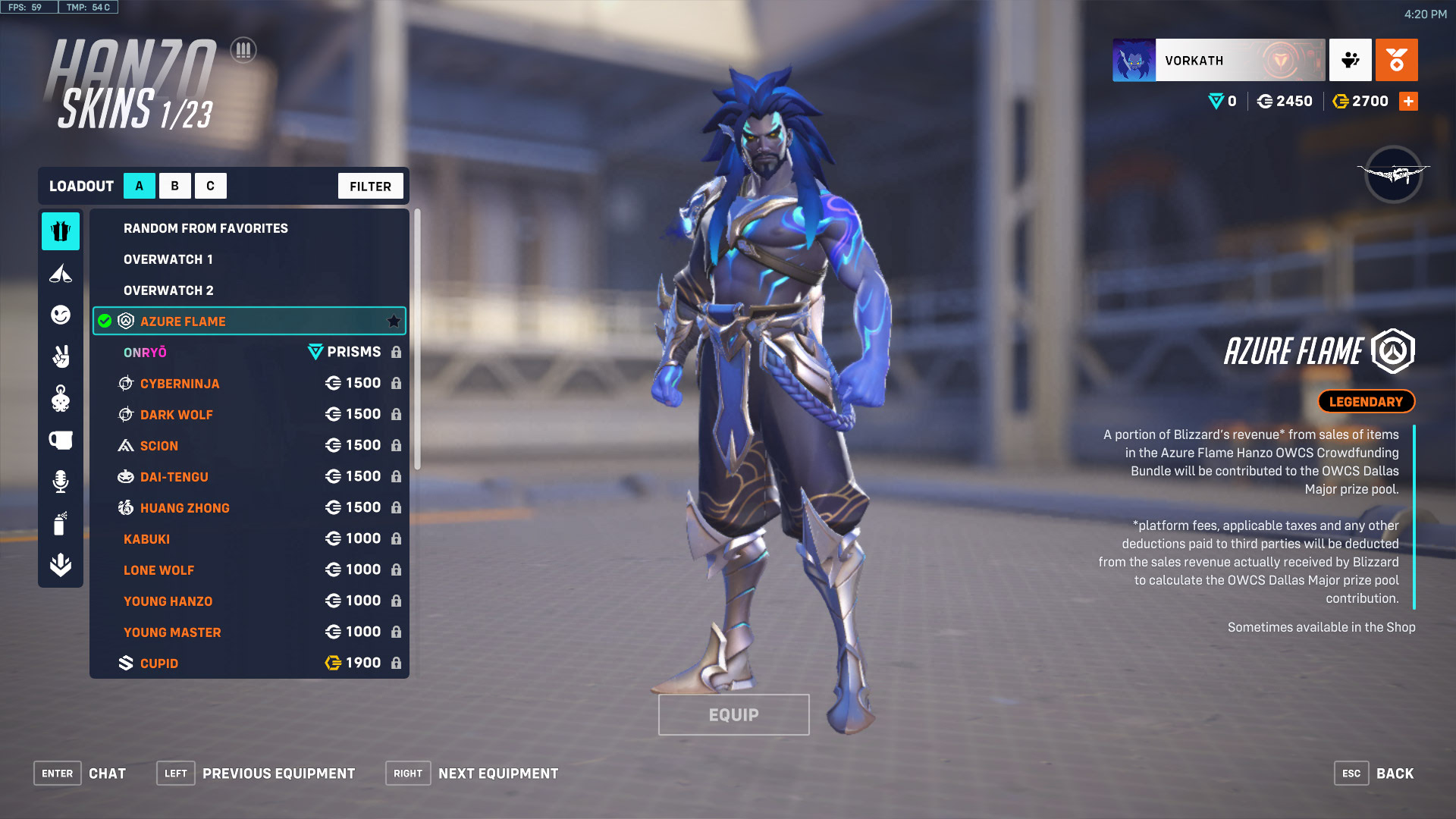Master 3 DPS | Hanzo Azure Flame - Mercy Vengeance - Dva/Pharah Porsche ...