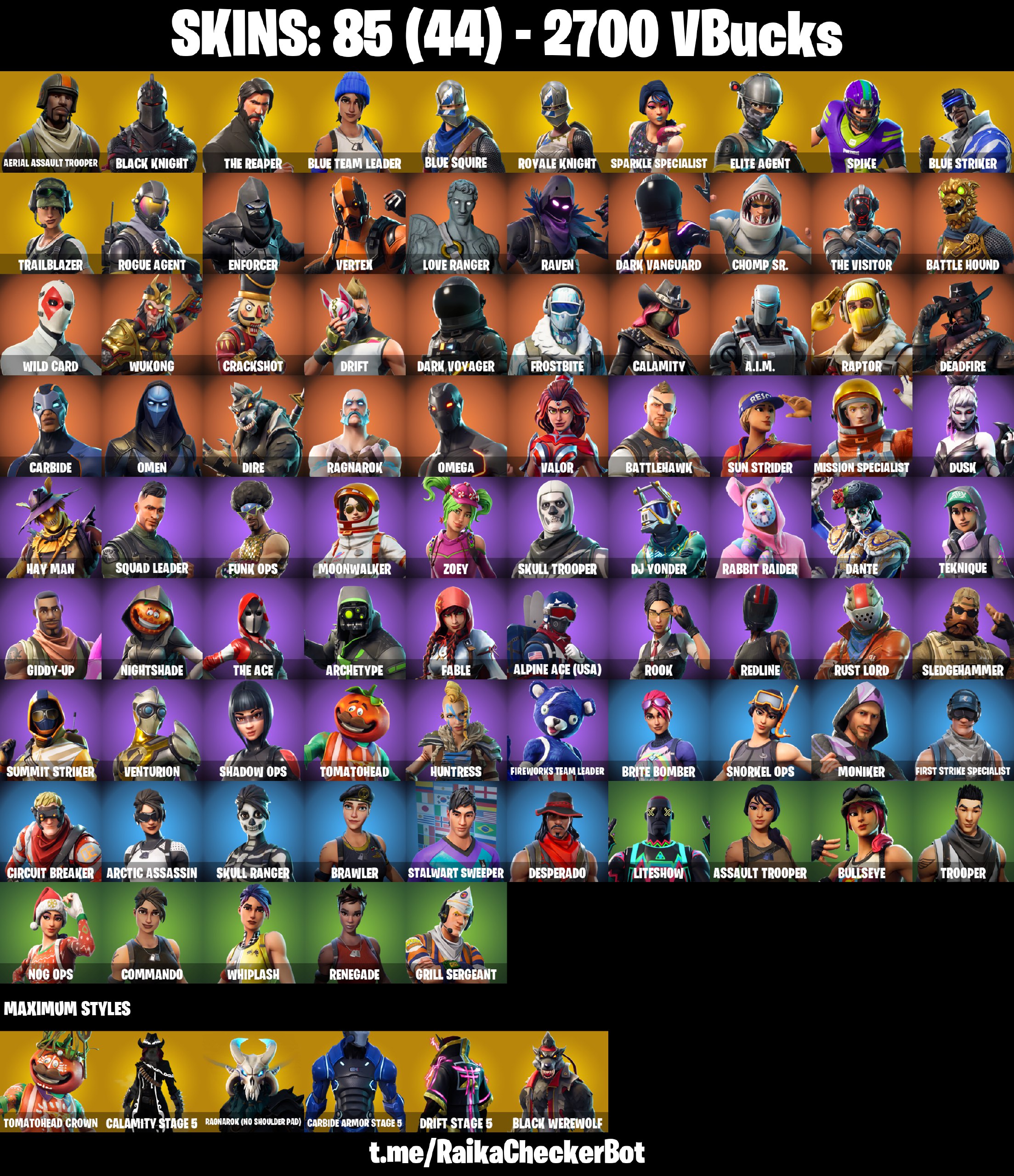 85 skins | Aerial Assault Trooper Black Knight | The Reaper | Blue Team ...