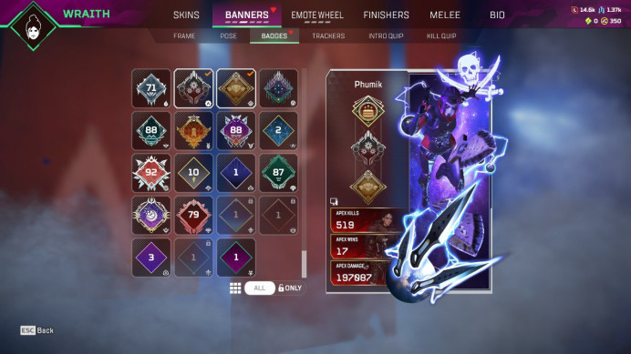 648 lvl+300 legendary|5 Heirloom:Wraith+Octane+Pathfinder+Bh+Bangalore ...