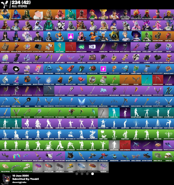 PSN/XBOX 46 Skins : Chun-Li | Hades | Peter Griffin | Zeus - iGV