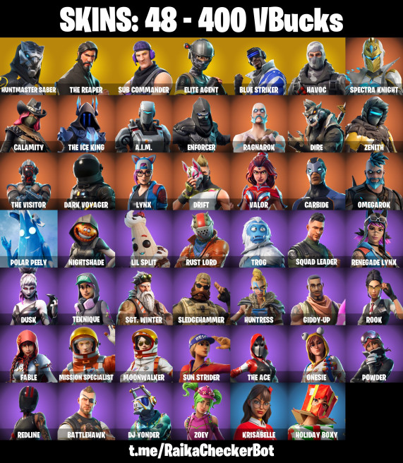 [PC/XBOX] FA 48 skins The Reaper | MAKO | Take The L | Huntmaster Saber ...