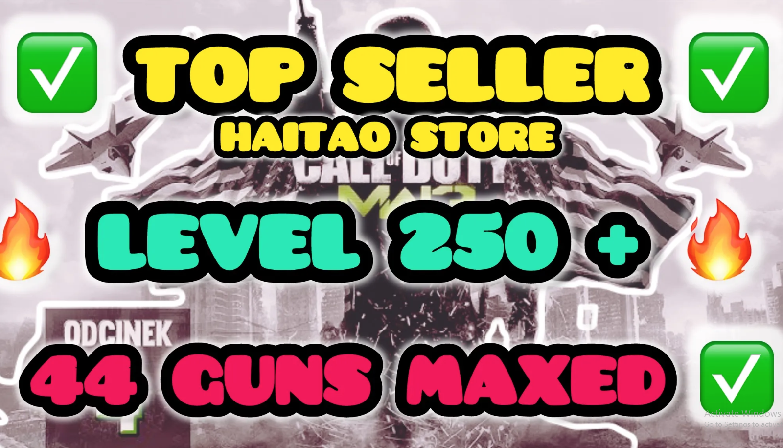 250 LEVEL 44+ META GUN|CAMOS| Activision WARZONE 3 |FULL A LEVEL 57 ...