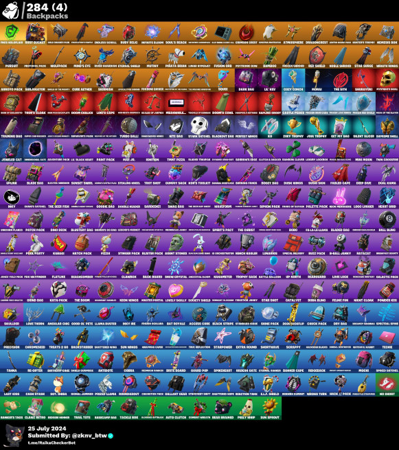 326 skins | OG STW | Merry Mint Axe | Gold Midas | Gold Meowscles ...