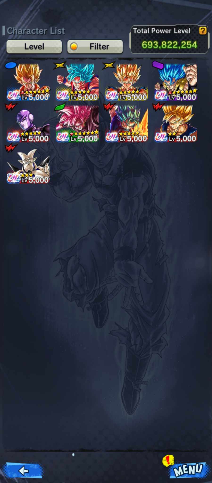 SUPER VIP ACCOUNT- High Level 393-9 UL(vegito blue-kaioken-hit-rose ...