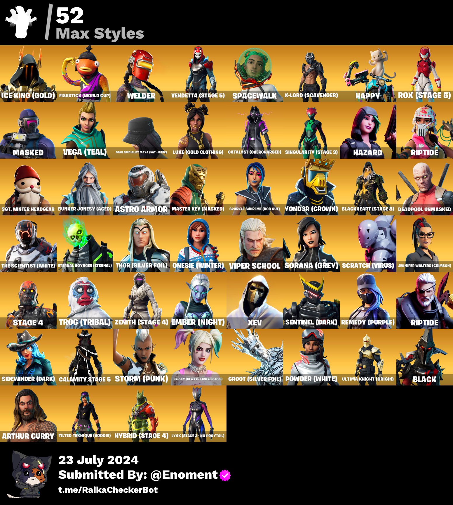 176 skins () OG STW . The Mighty Volt ,Ghoul Trooper . Skull Trooper ...