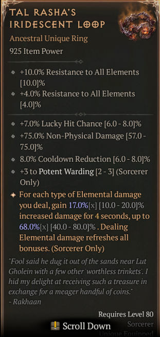 ‍S5 / High roll! Tal Rasha's Iridescent Loop - iGV