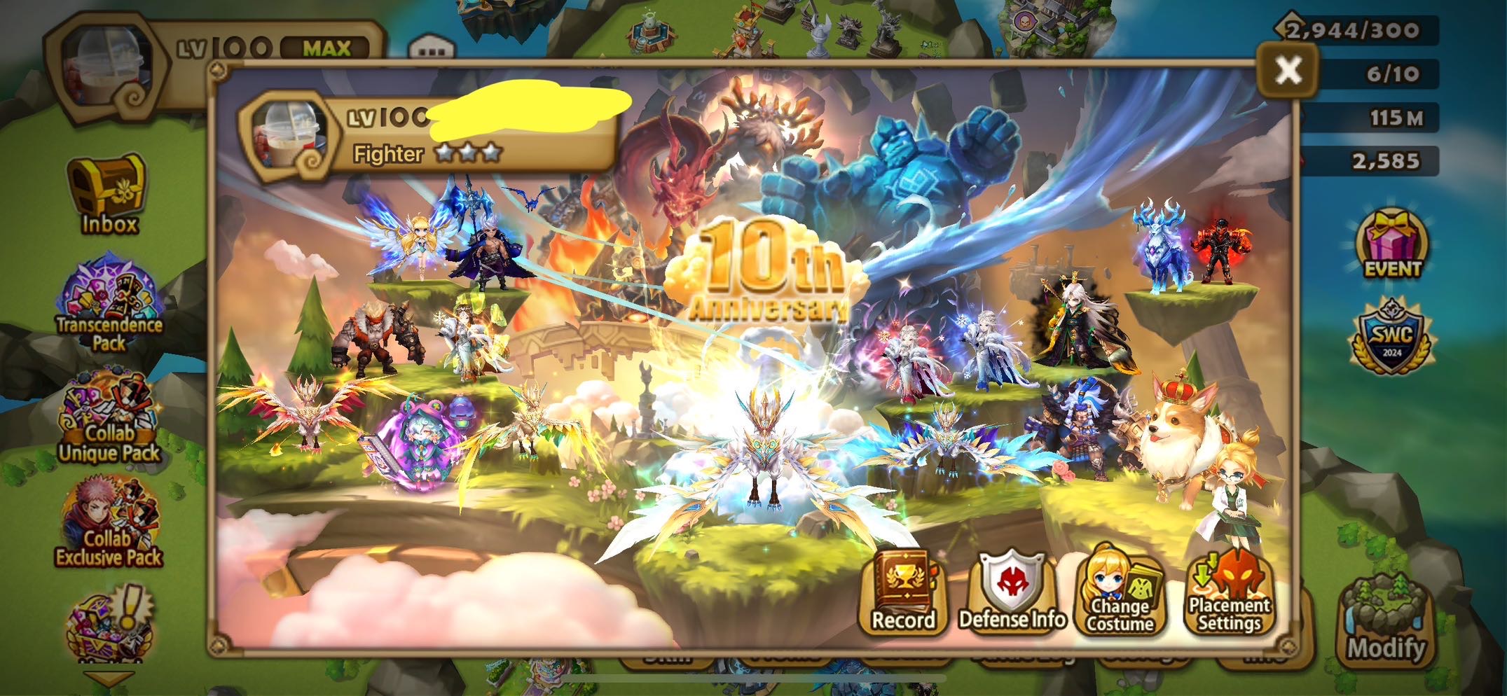 C3 arena+61 NAT5+2LD[Eludia+Kiki]+175 vio+177 despair+326 MX SPD+all ...