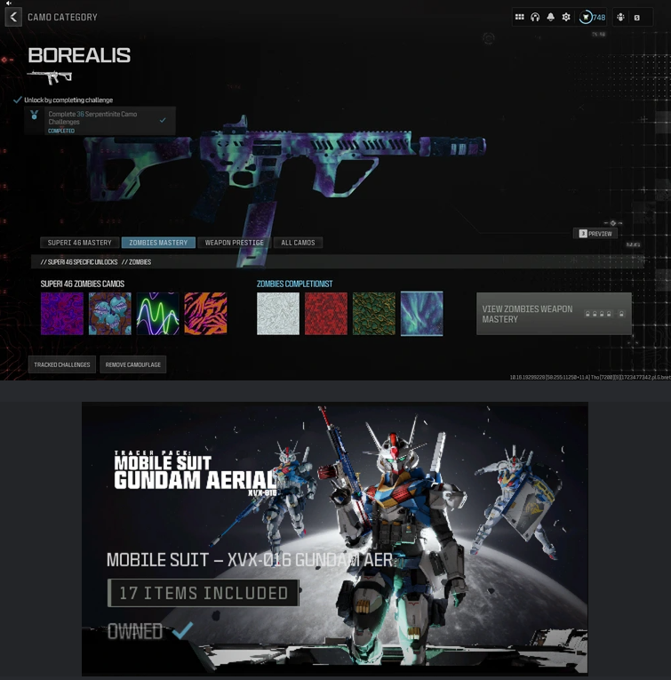 Lvl 748/Borealis camo/Bp's/All mw3 guns max/3 bundles. - iGV