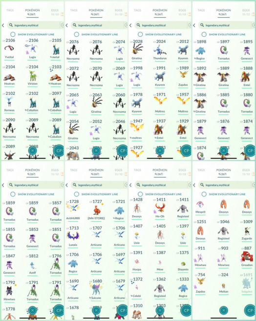 Pokemon Go Account Level 44 Rare With Mewtwo Armor & 4 Clone Pokemon ...