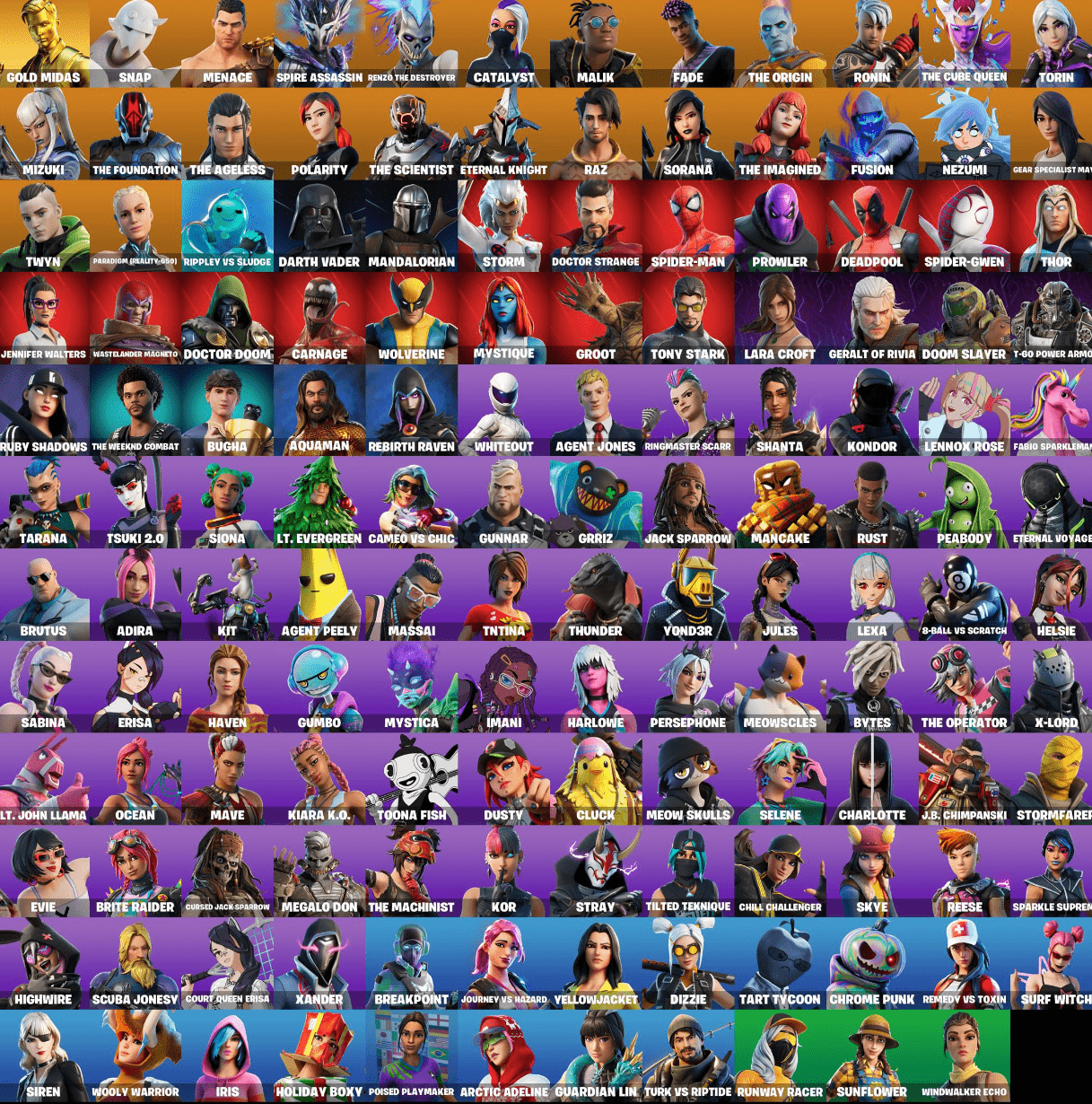 [Full Access+Mail [PC|XBOX|NINTENDO|PSN|SWITCH] 143 Skins / Leviathan ...