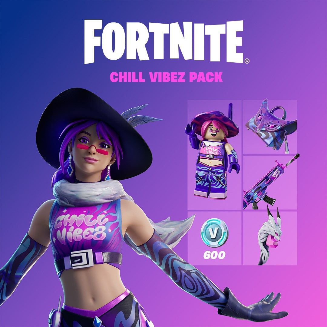 FORTNITE - CHILL VIBEZ PACK + 600 VB - iGV