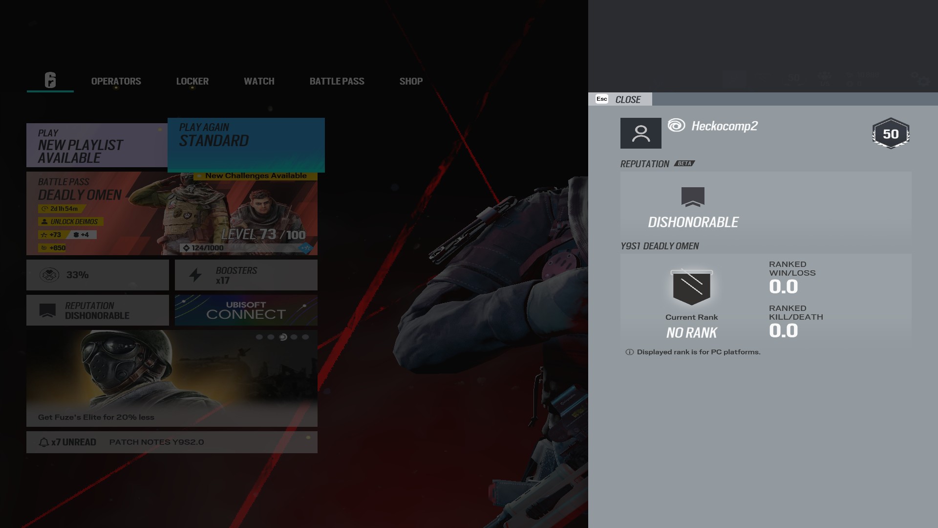 [STEAM] LEVEL 50 (lvl 50 RANKED READY SMURF) ⸱ FULL MAIL ACCESS ⸱ 26 Op ...