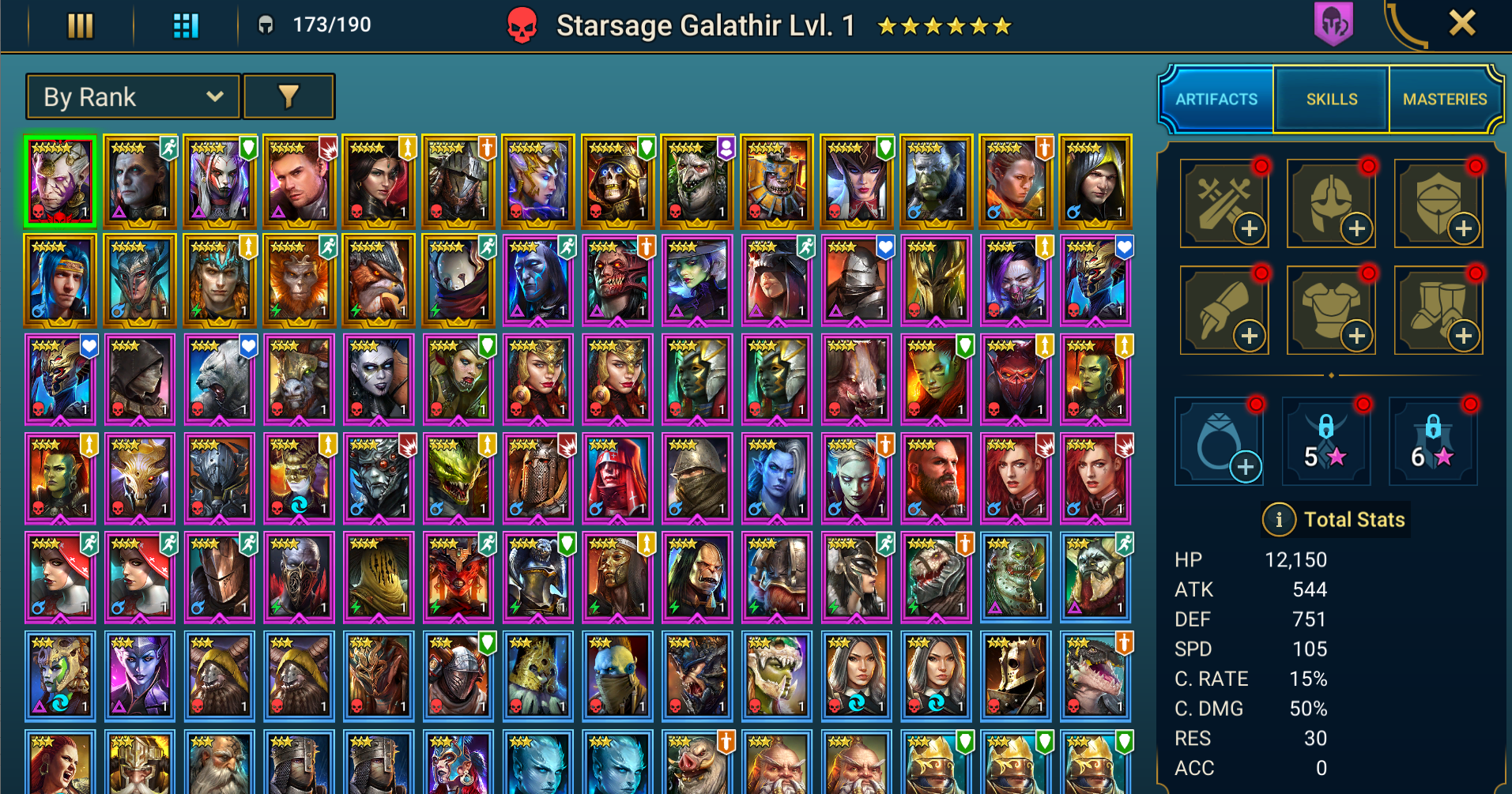 [Mythical Starter] Starsage Galathir - Valkanen - Belanor - Guurda ...