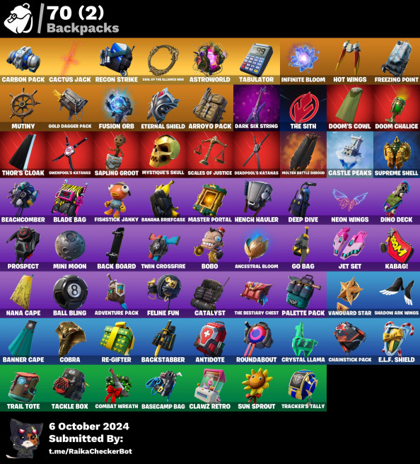 [PC/XBOX/PSN] 63 skins, Travis Scott, Astro Jack, Merry Mint Axe, Gold ...