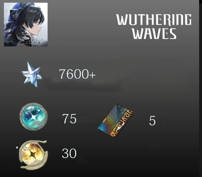 EU /Premium Currency7600+/Lustrous Tide75+/Radiant Tide30+/Voucher of ...